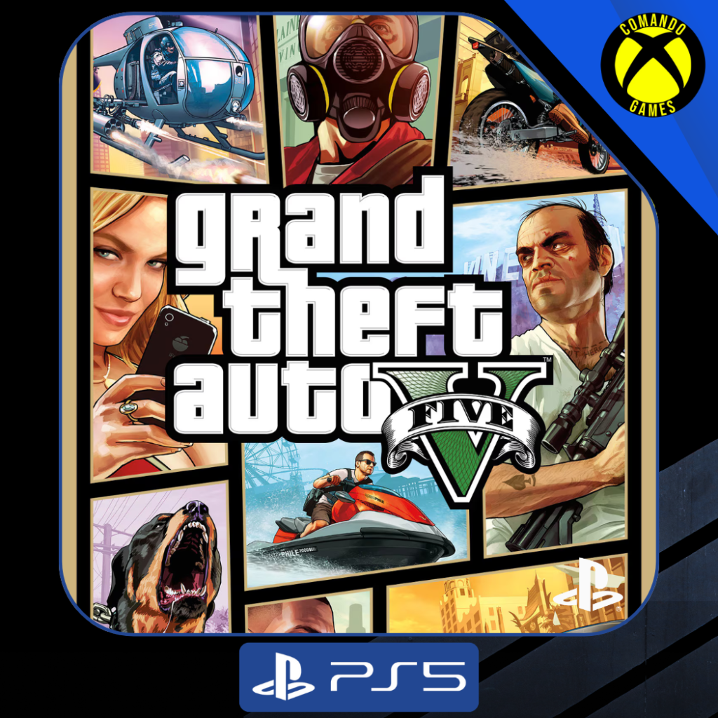 GTA V PS5 – Midia Digital – Comando Games